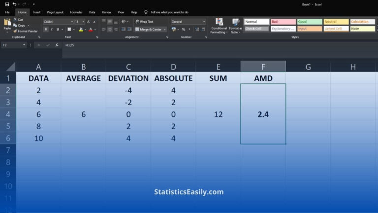 What Is The Absolute Mean Deviation 1142